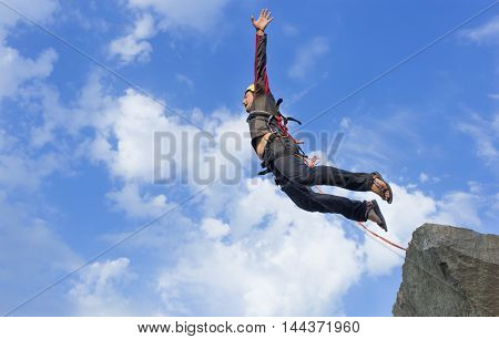 First Jump Off Cliff Image & Photo (Free Trial) | Bigstock