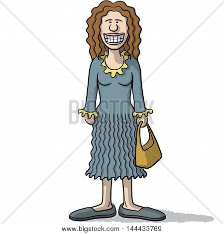 Cartoon Woman Fake Vector & Photo (Free Trial) | Bigstock