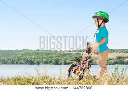 Child Riding Bicycle. Image & Photo (Free Trial) | Bigstock