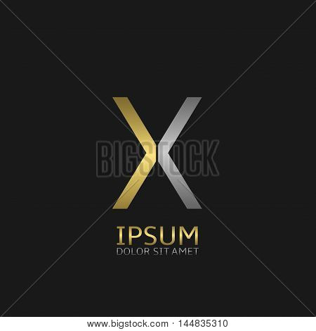 X Letters Logo Vector & Photo (Free Trial) | Bigstock