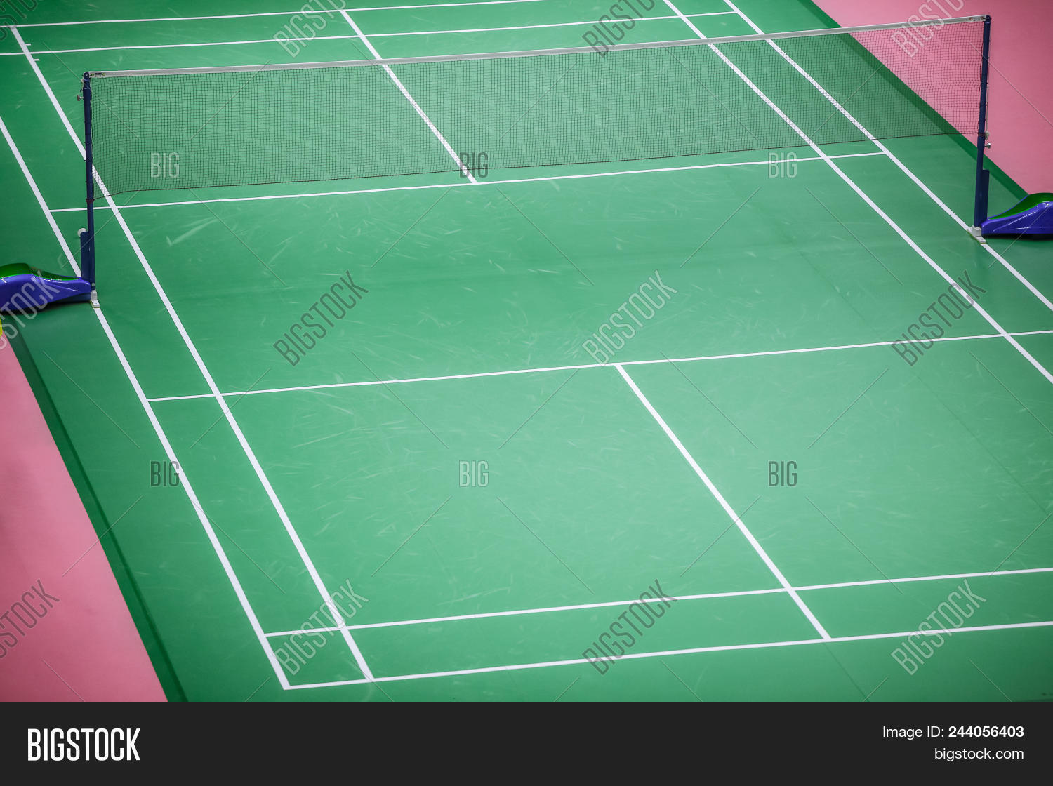 Badminton Court Green Image & Photo (Free Trial) | Bigstock
