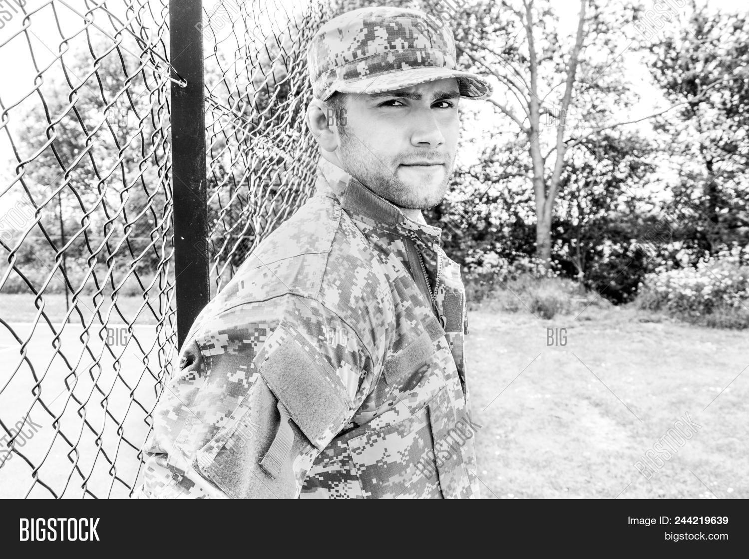 Muscular Military Man Image & Photo (Free Trial) | Bigstock