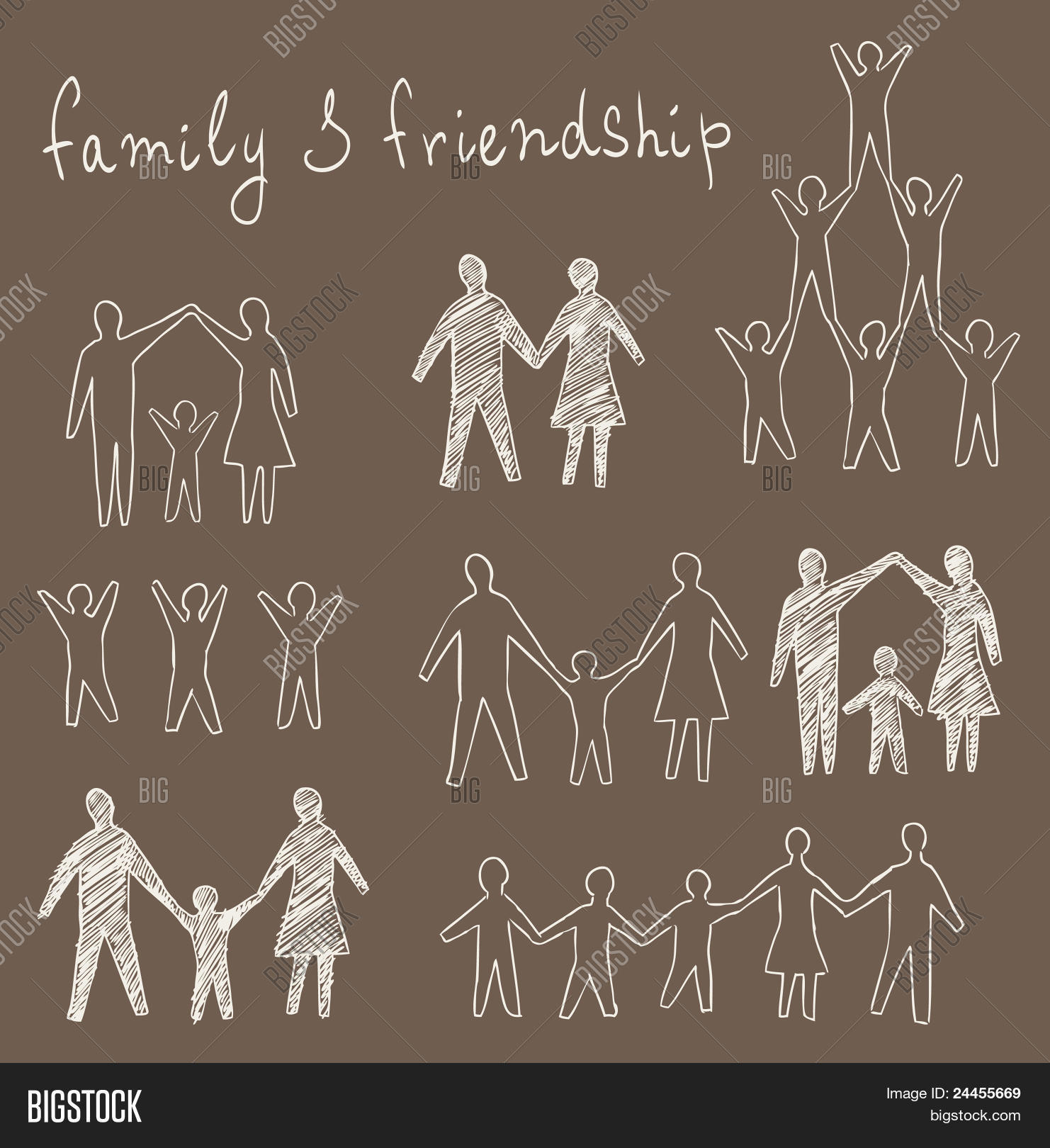 Family Friendship Vector & Photo (Free Trial) | Bigstock Family Friendship Vector & Photo (Free Trial) | Bigstock