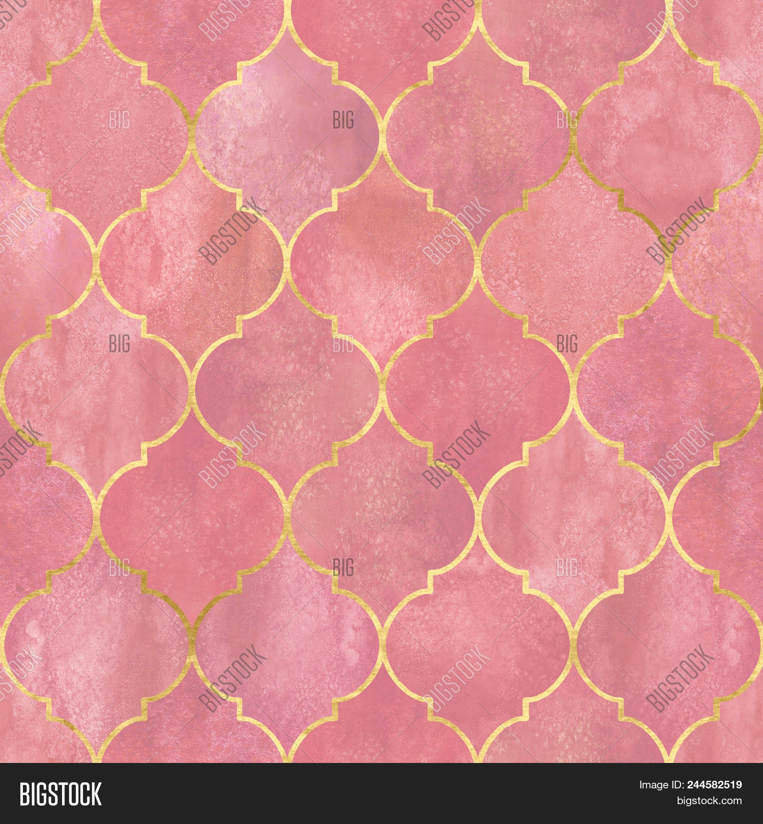 Pink Moroccan Background