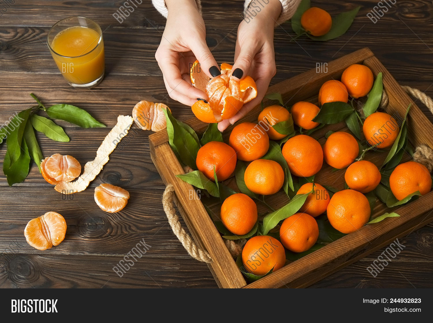 Fresh Tangerine Image & Photo (Free Trial) | Bigstock