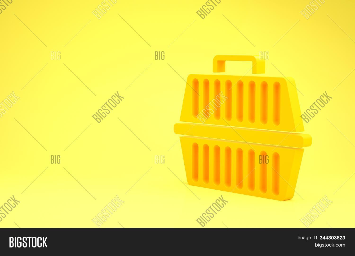 Yellow Pet Carry Case Image & Photo (Free Trial) | Bigstock