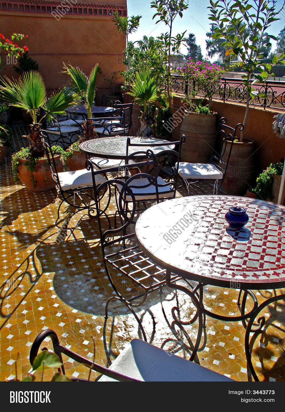 Moroccan Roof Terrace Image & Photo (Free Trial) | Bigstock