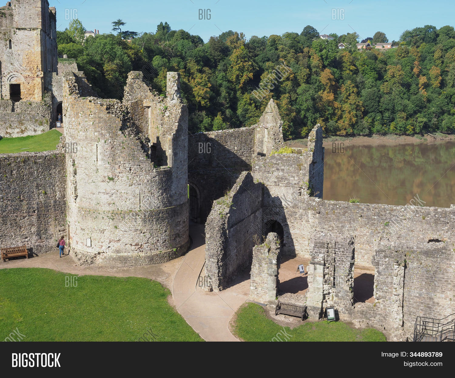 Chepstow Castle Ruins Image & Photo (Free Trial) | Bigstock