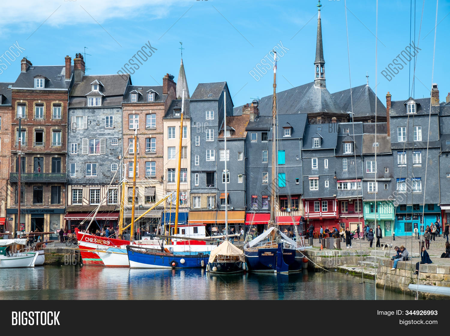 Honfleur, Normandy, Image & Photo (Free Trial) | Bigstock