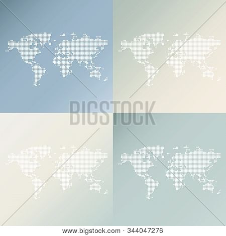 World Maps Colorful Vector & Photo (Free Trial) | Bigstock