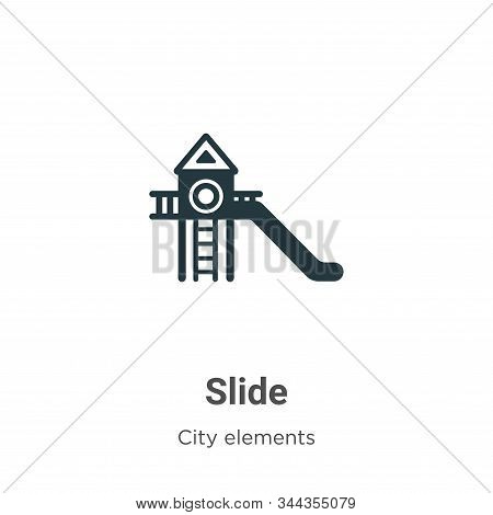 Slide Icon Isolated Vector & Photo (Free Trial) | Bigstock