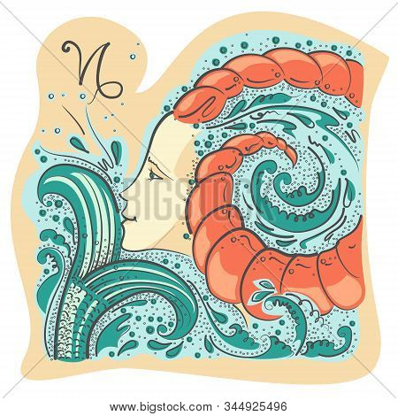 Zodiac Sign Capricorn Vector & Photo (Free Trial) | Bigstock