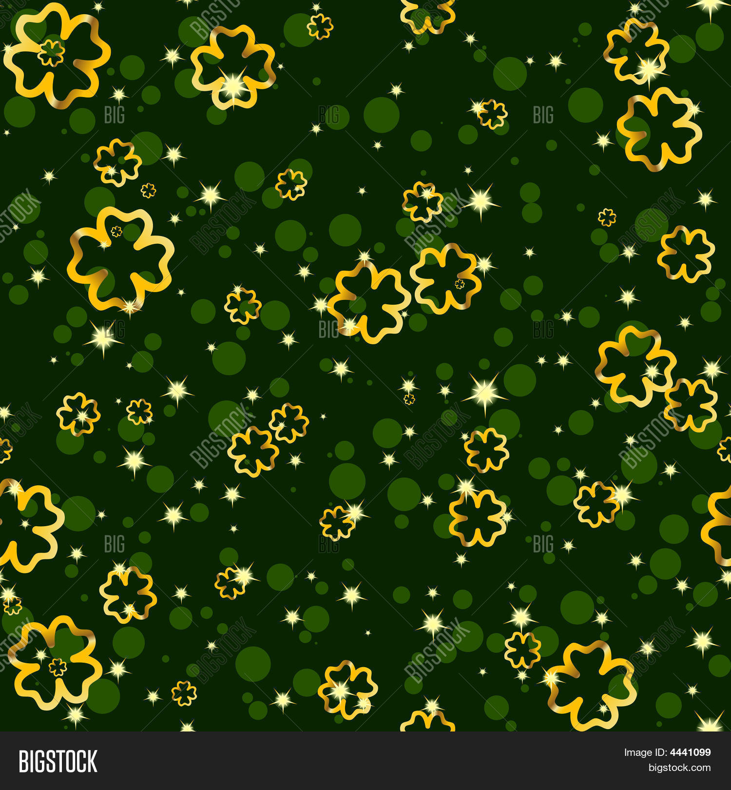 Seamless Shamrock Vector And Photo Free Trial Bigstock