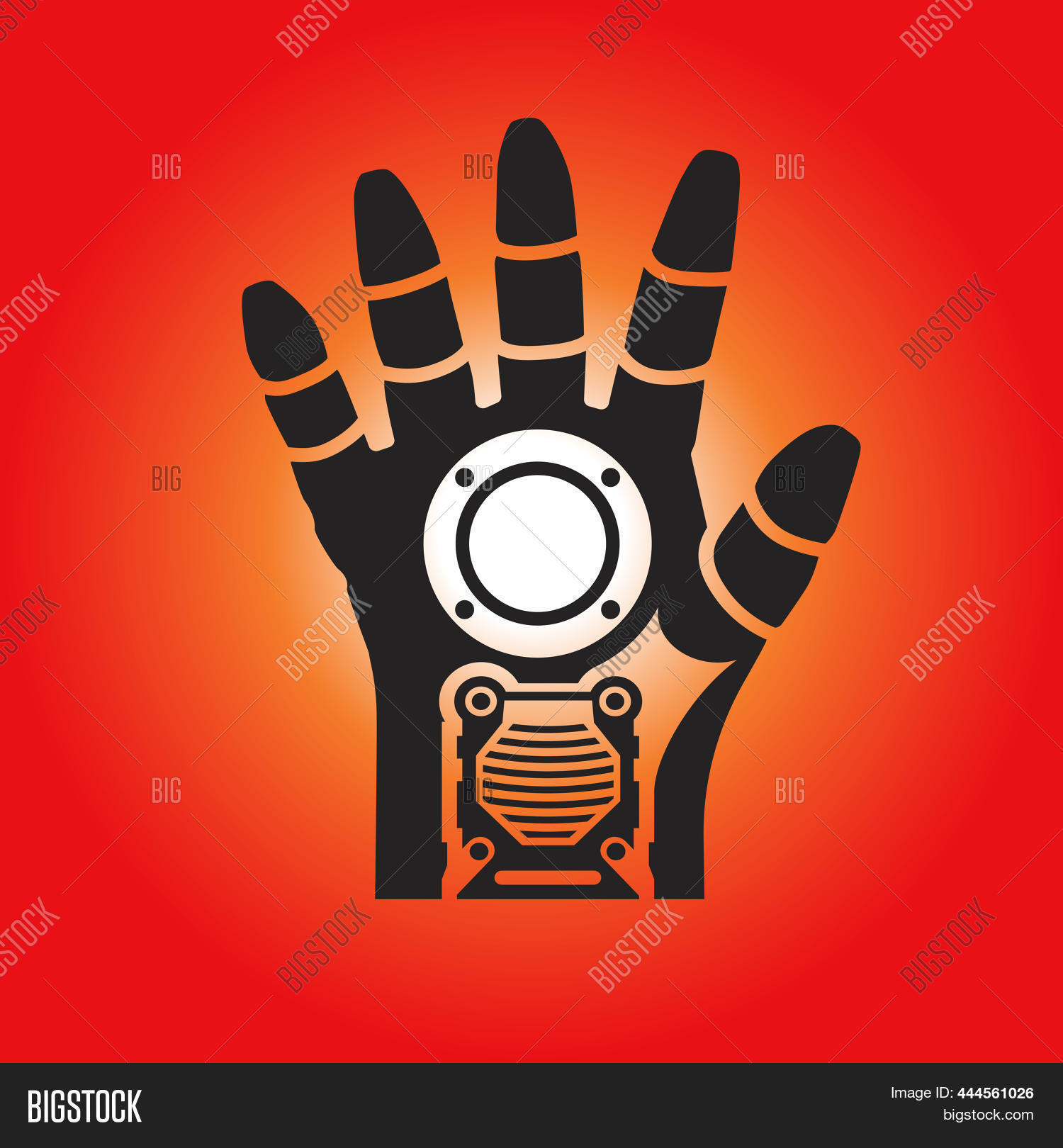 Game Hand Icon. Comic Vector & Photo (Free Trial) | Bigstock