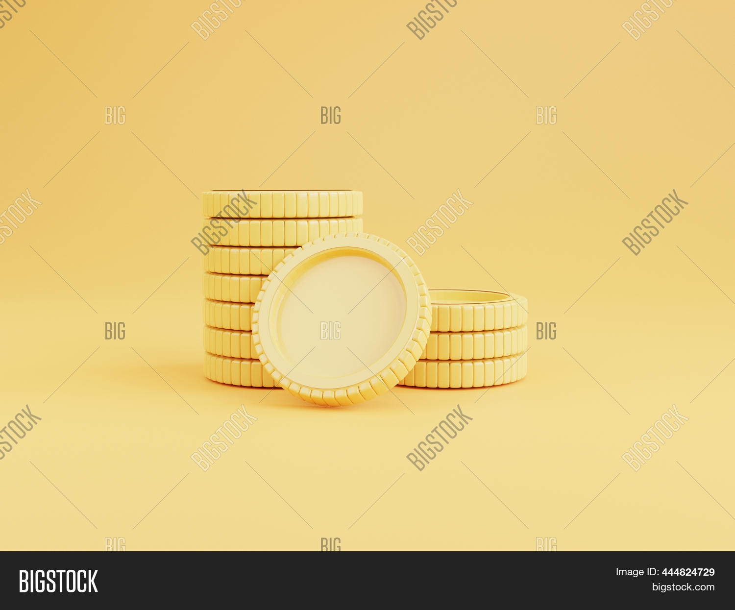 Golden Coins Stacking Image & Photo (Free Trial) | Bigstock