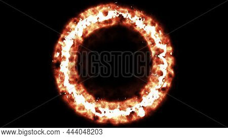 Flame Circle 3d Render Image & Photo (Free Trial) | Bigstock