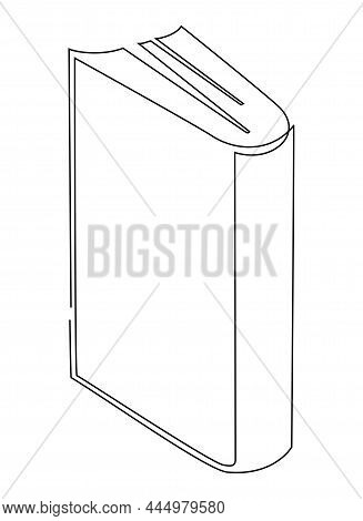 Upright Book. One Vector & Photo (Free Trial) | Bigstock