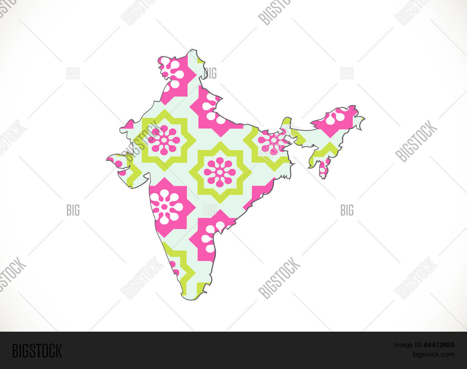 Map India Idea Design Vector & Photo (Free Trial) | Bigstock