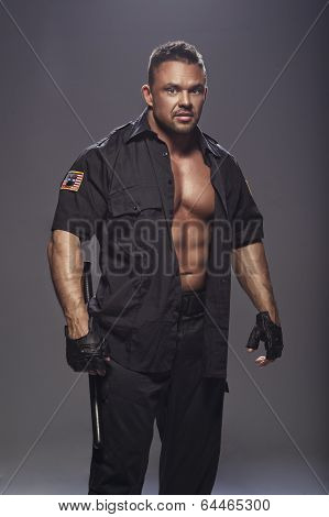 Good Looking Policeman Image & Photo (Free Trial) | Bigstock
