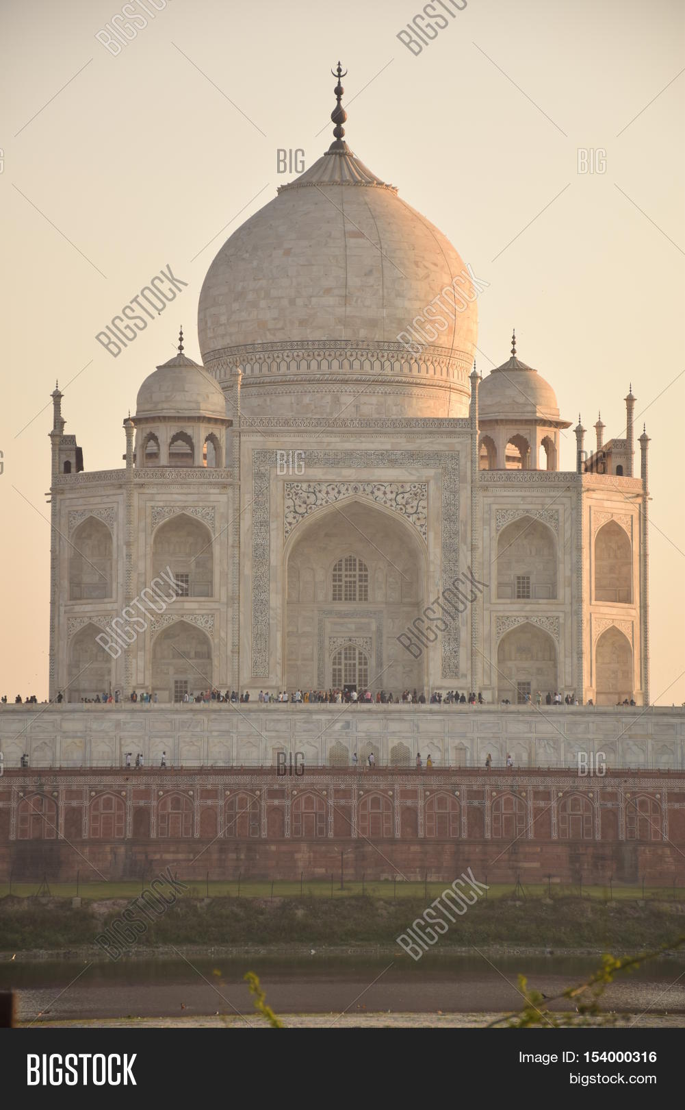 Back View Taj Mahal Image & Photo (Free Trial) | Bigstock