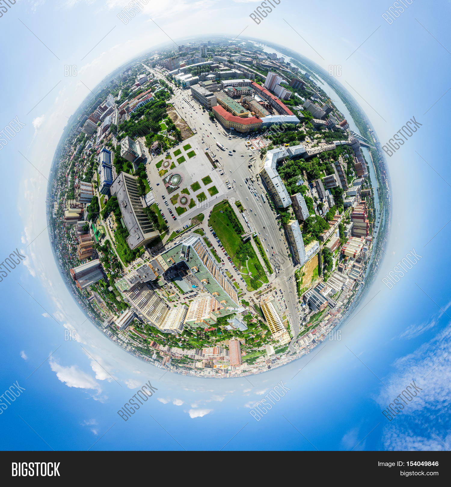 Aerial City View Image & Photo (Free Trial) | Bigstock