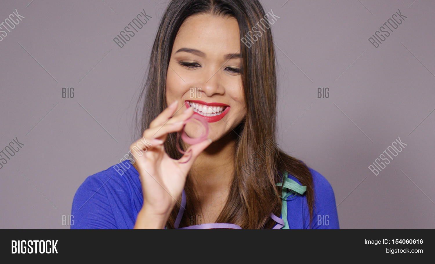 Pretty Woman Holding Image & Photo (Free Trial) | Bigstock