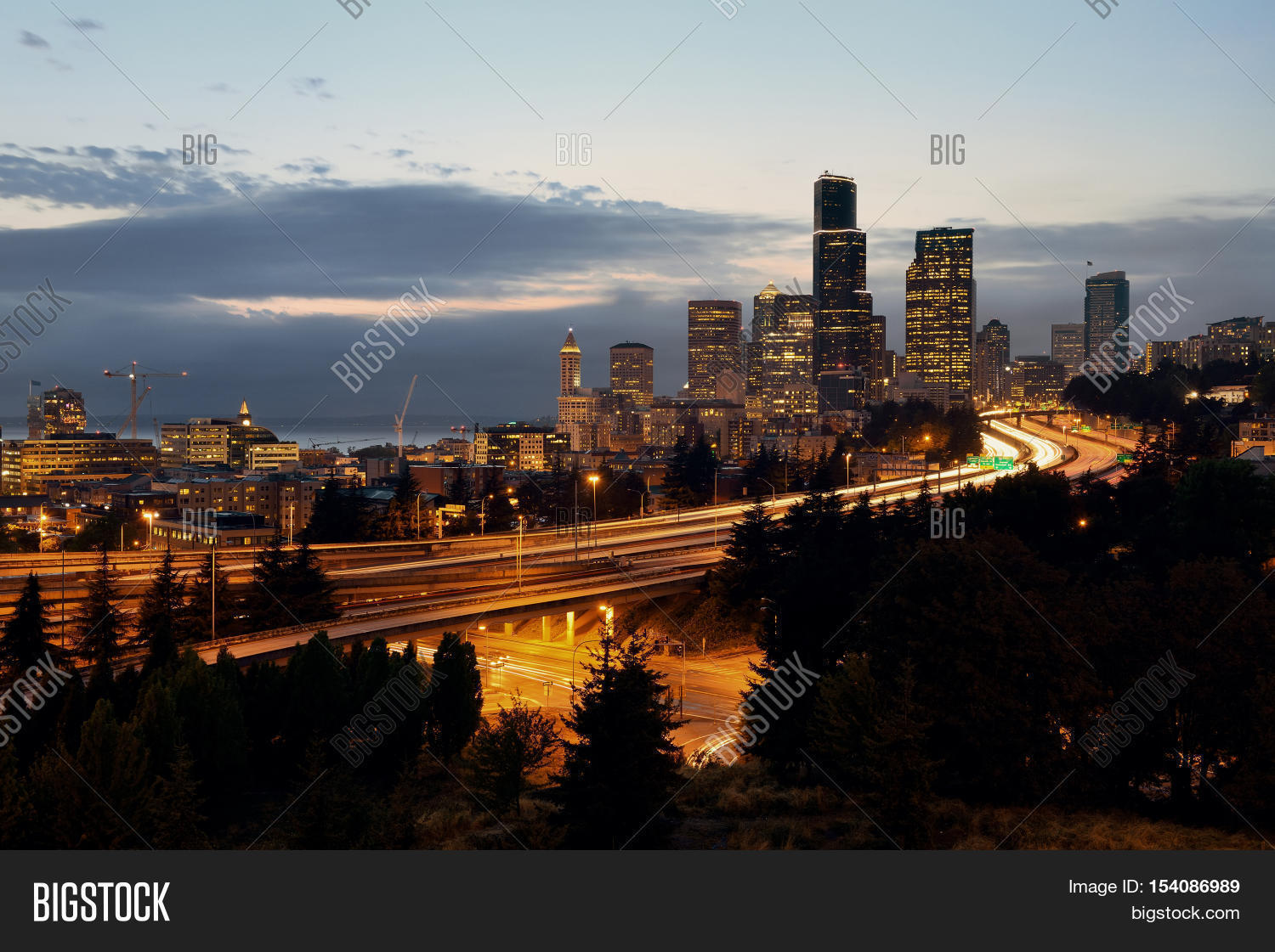 Seattle City View Image & Photo (Free Trial) | Bigstock