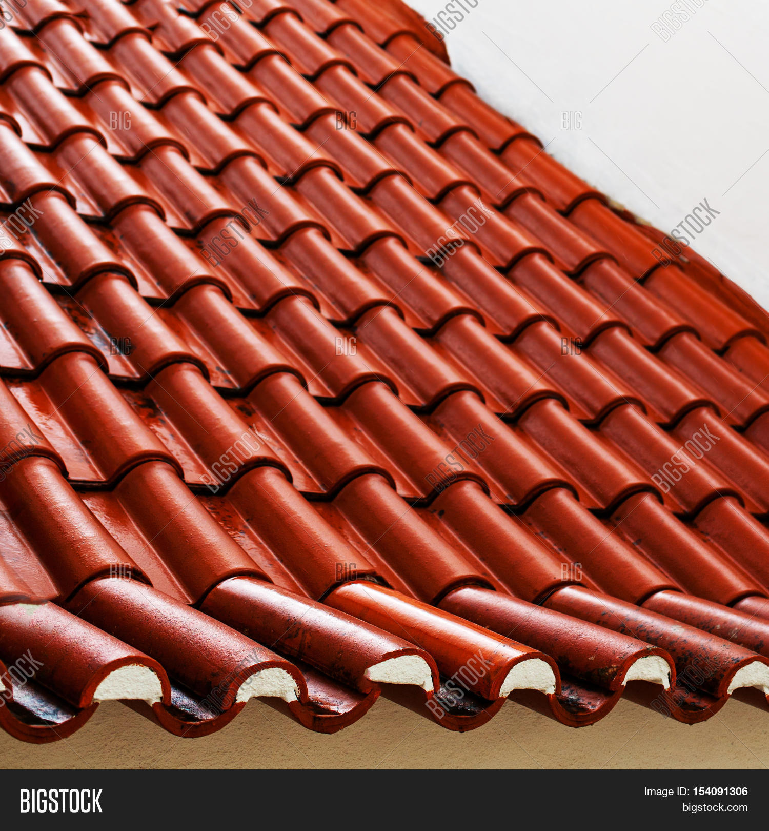 Roof Tiles - Red Tiles Image & Photo (Free Trial) | Bigstock