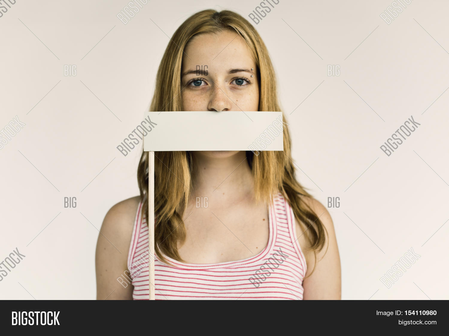 Woman Voiceless Image & Photo (Free Trial) | Bigstock
