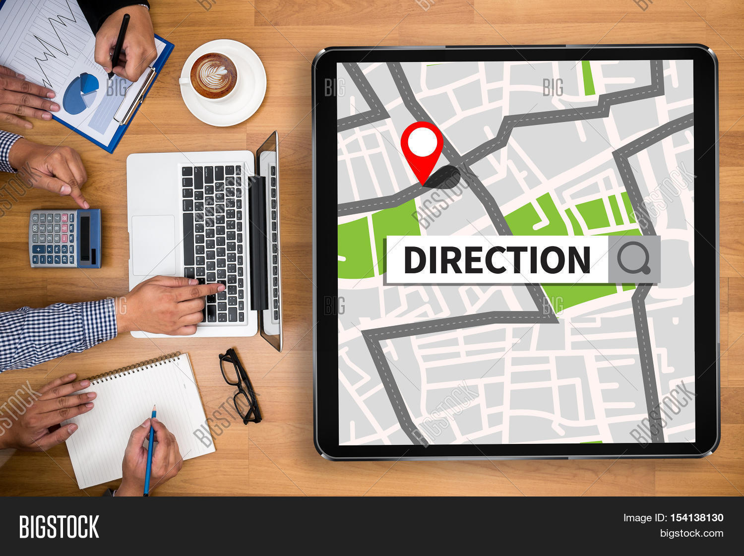 Direction City Map Image & Photo (Free Trial) | Bigstock