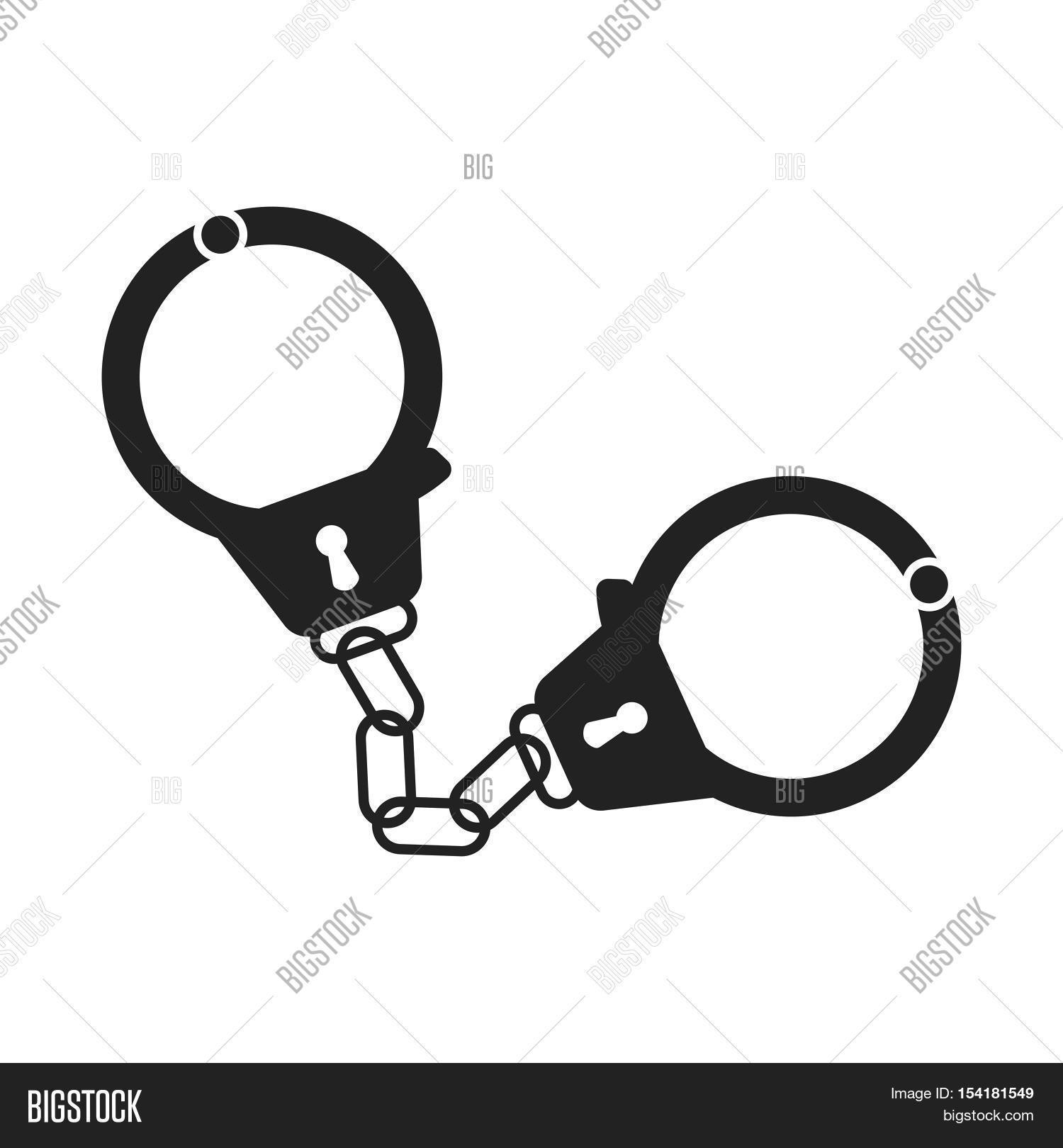 Police Handcuffs. Vector & Photo (Free Trial) | Bigstock
