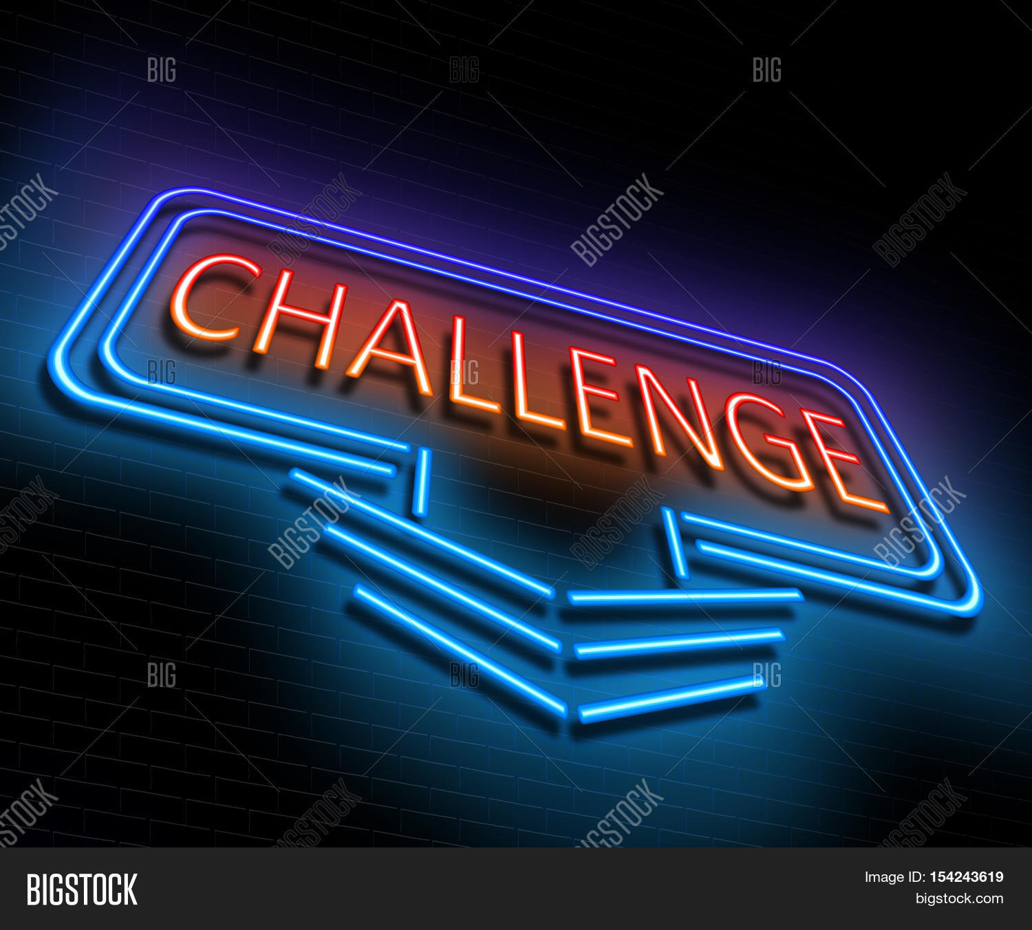 Challenge Sign Concept Image & Photo (Free Trial) | Bigstock
