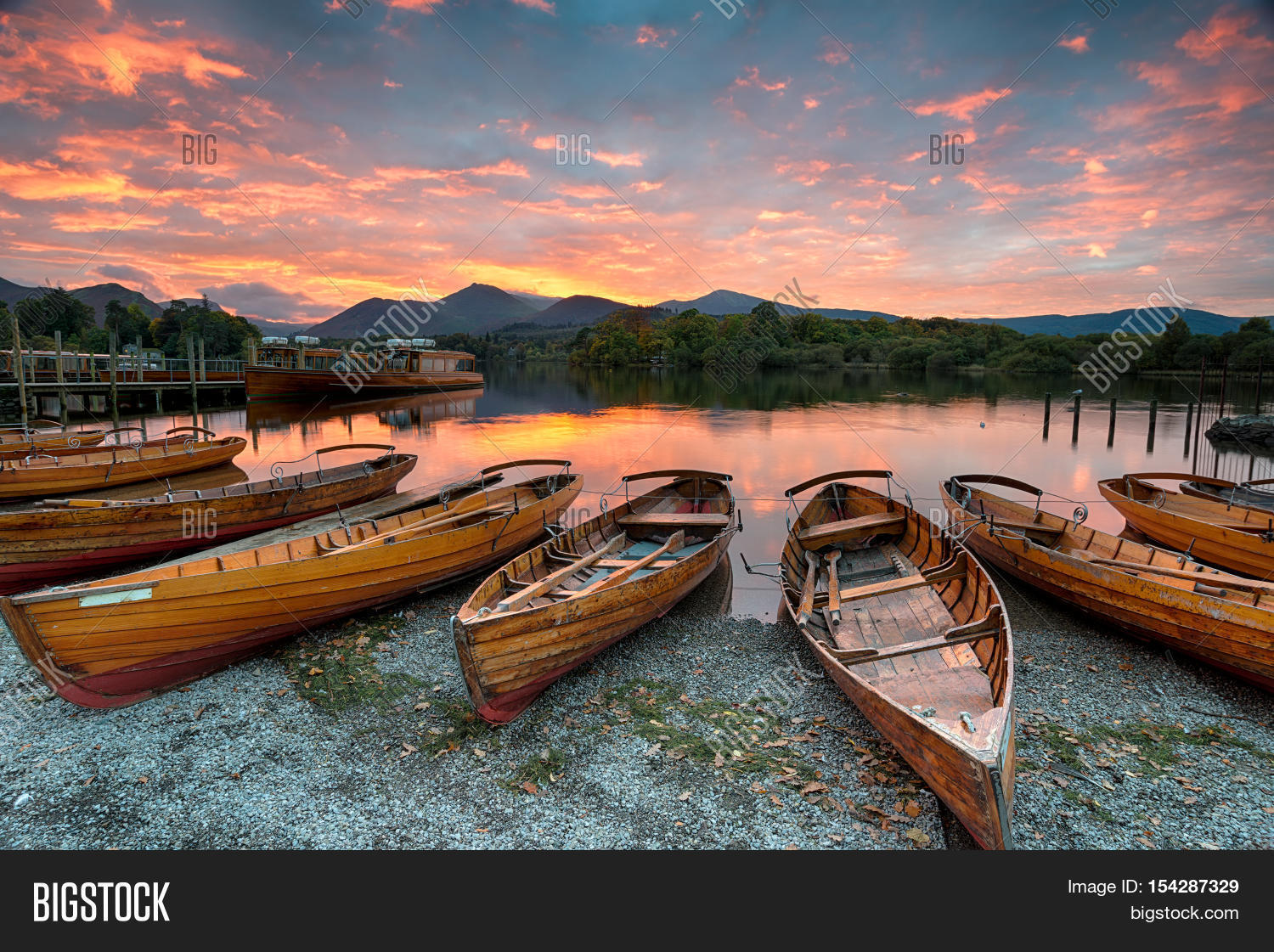 Stunning Sunset Over Image & Photo (Free Trial) | Bigstock