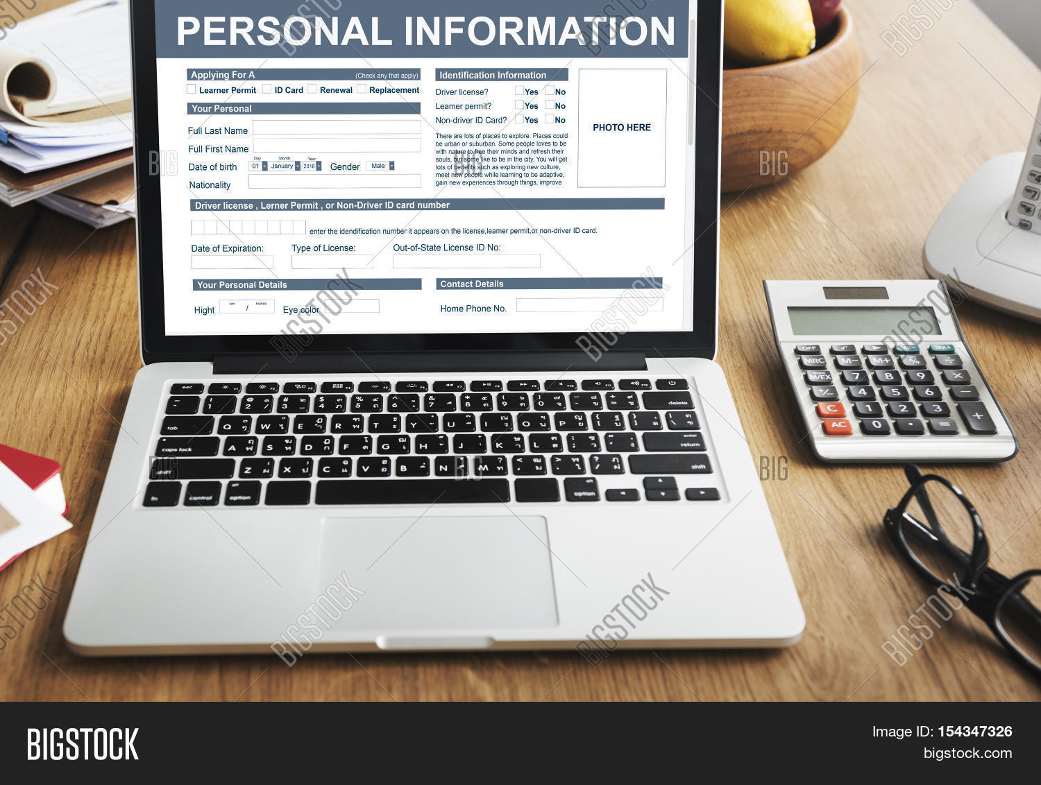 Personal Information Image & Photo (Free Trial) | Bigstock