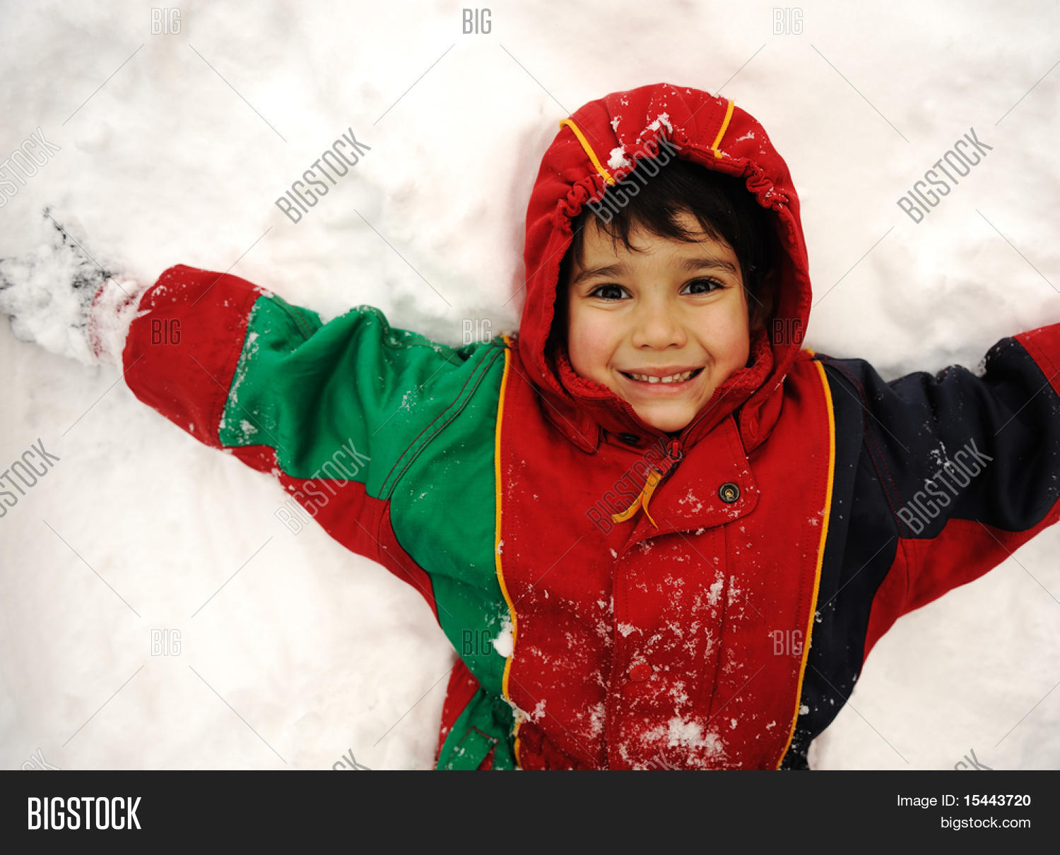 Cute Kid Snow, Image & Photo (Free Trial) | Bigstock