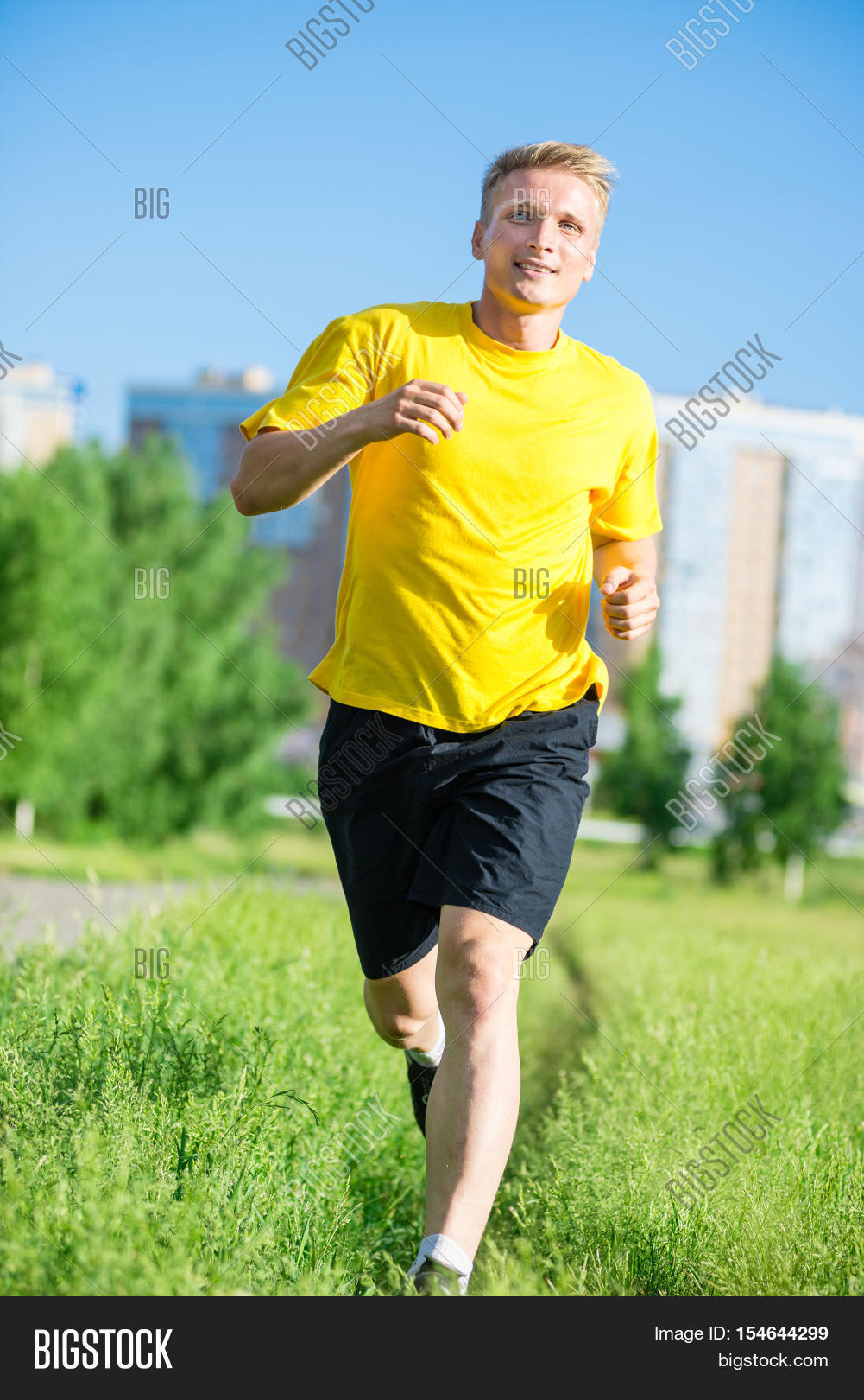 Running Man Jogging Image & Photo (Free Trial) | Bigstock