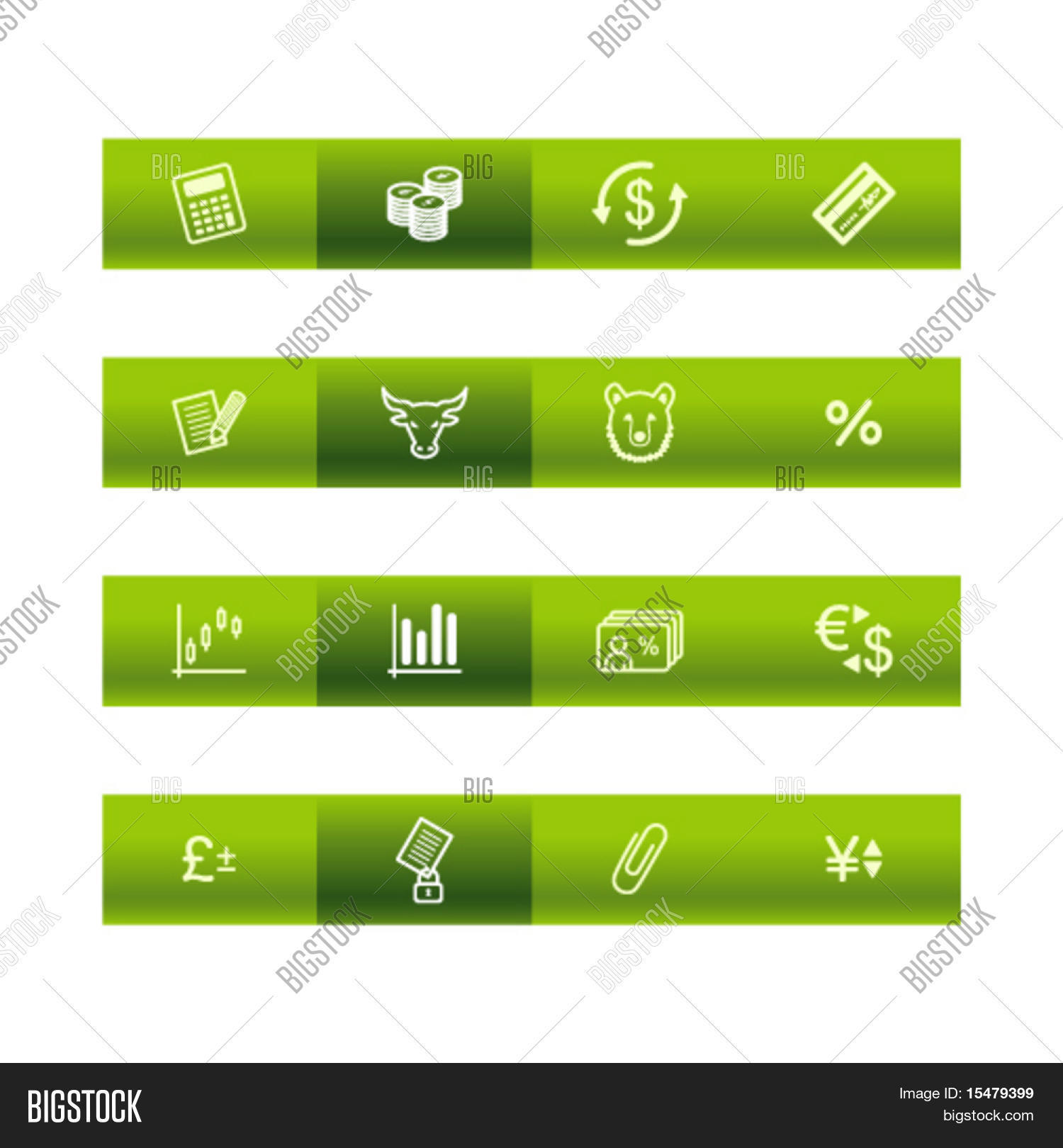 Green Bar Finance Vector & Photo (Free Trial) | Bigstock