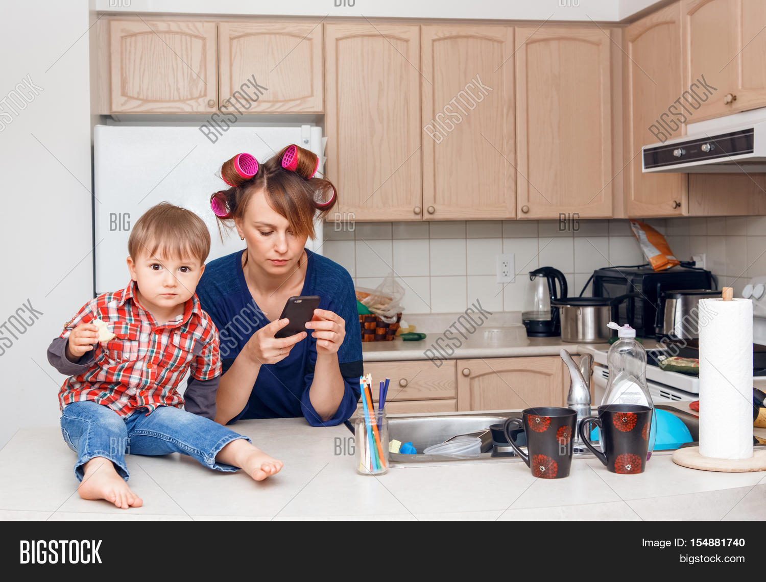 Busy White Caucasian Image & Photo (Free Trial) | Bigstock