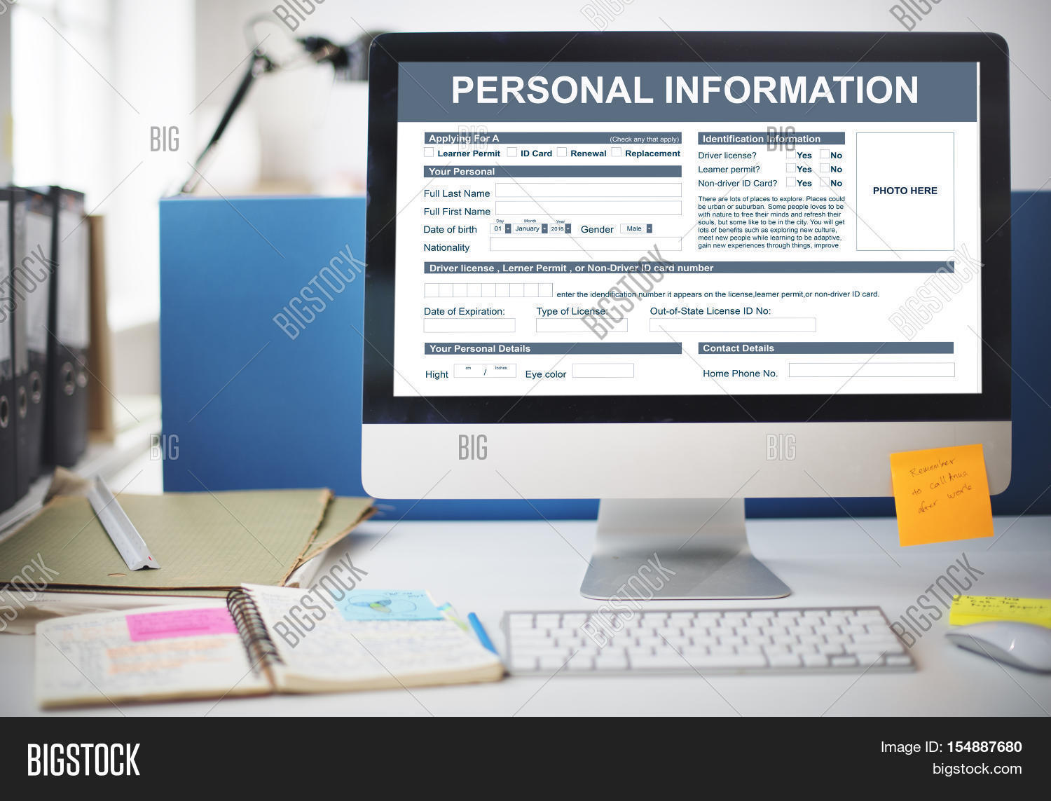 Personal Information Image & Photo (Free Trial) | Bigstock