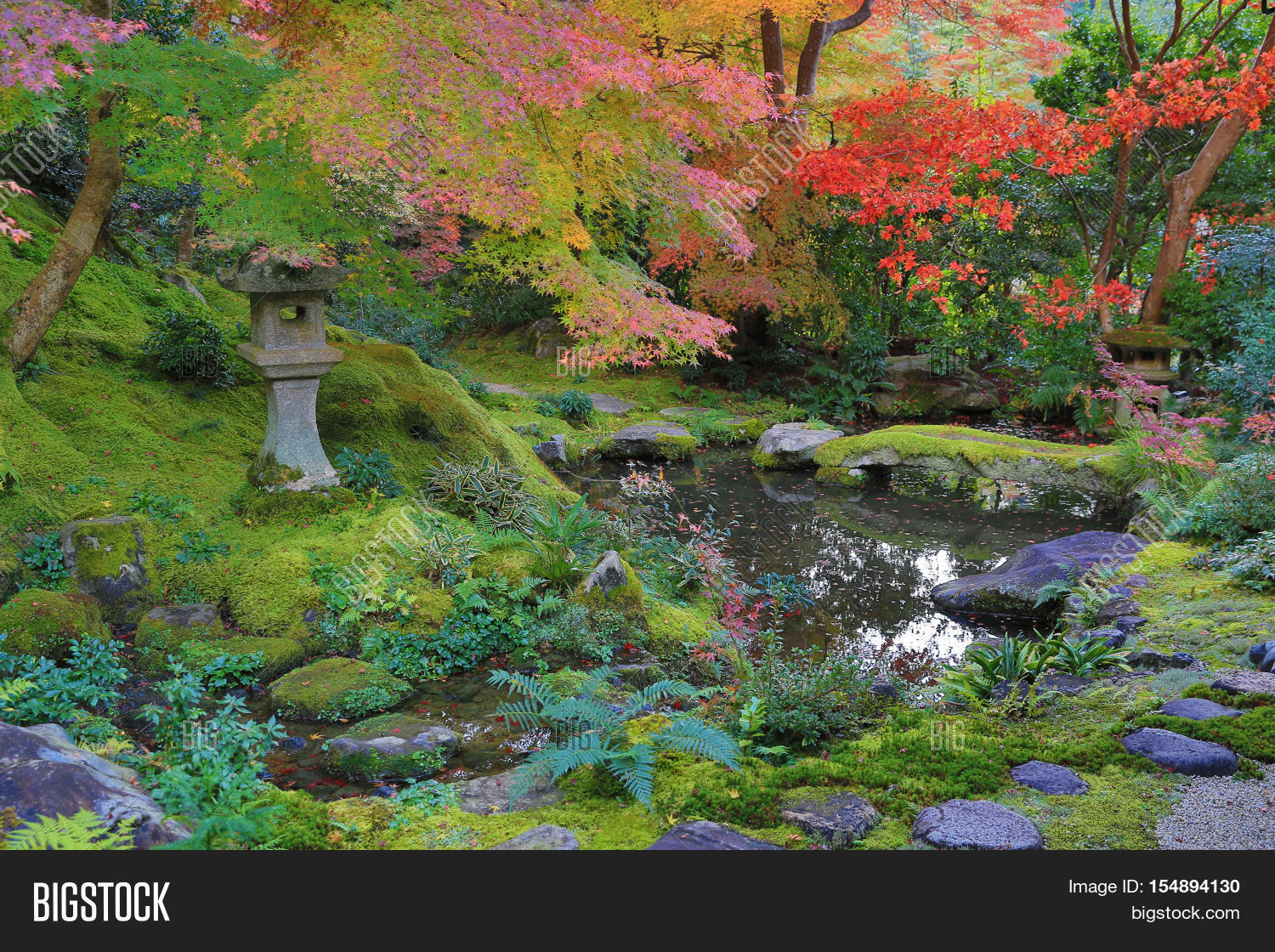 Zen Garden Fall Season Image & Photo (Free Trial) | Bigstock
