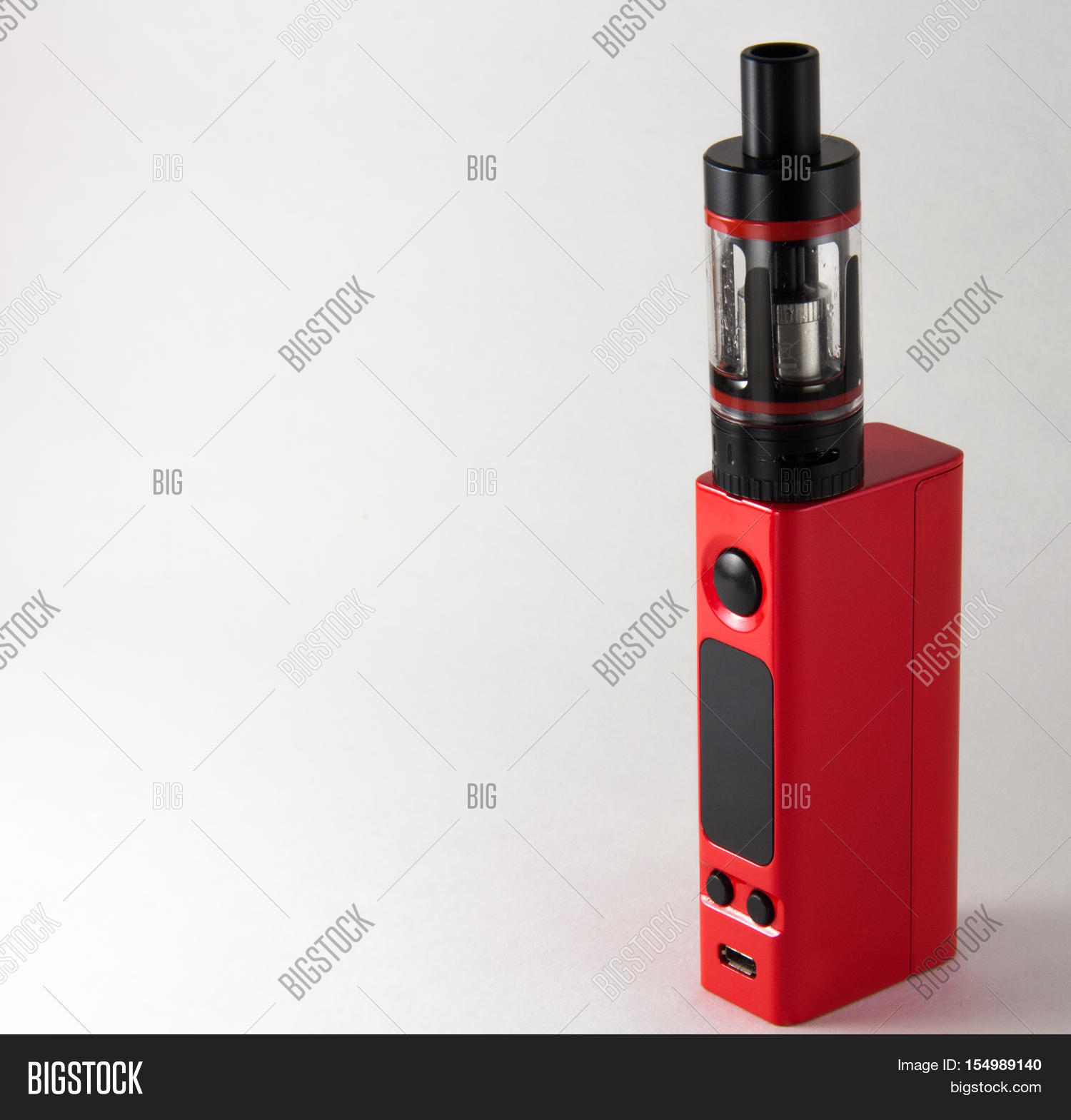 Red E-cigarette Vaping Image & Photo (Free Trial) | Bigstock