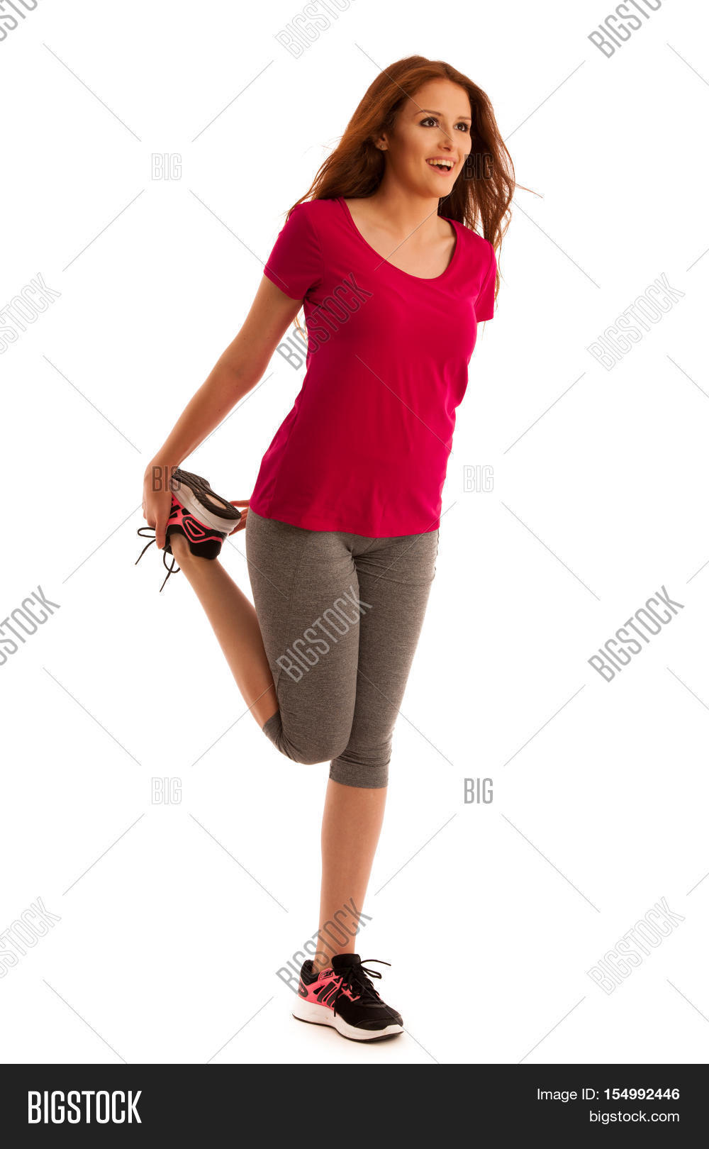 Stretching - Woman Image & Photo (Free Trial) | Bigstock
