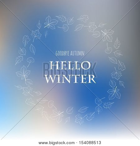 Hello Winter Goodbye Vector & Photo (Free Trial) | Bigstock