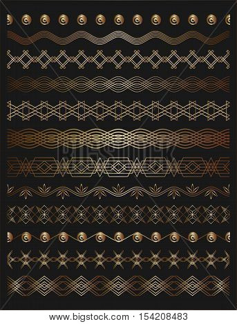 Set Border Lines. Vector & Photo (Free Trial) | Bigstock