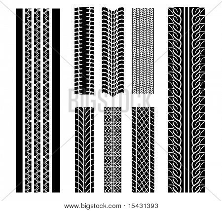 Set Tire Patterns Image & Photo (Free Trial) | Bigstock