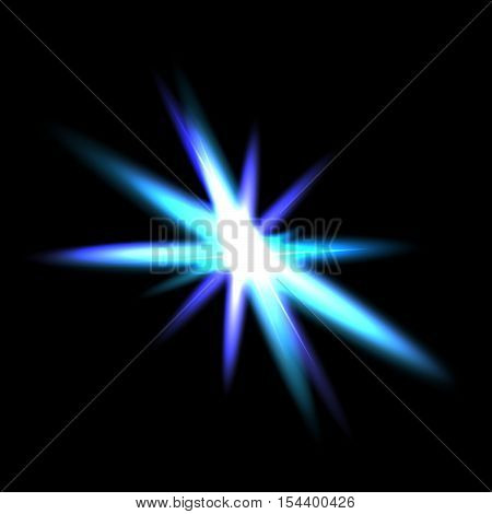 Vector Blue Glowing Vector & Photo (Free Trial) | Bigstock