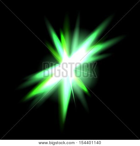 Vector Green Glowing Vector & Photo (Free Trial) | Bigstock