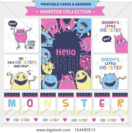 Monster Collection. Vector & Photo (Free Trial) | Bigstock