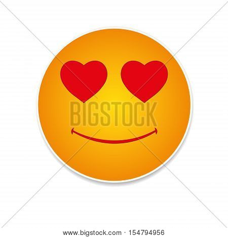 Flat Smile Love Vector & Photo (Free Trial) | Bigstock
