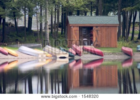 Rustic Boat House Image & Photo (Free Trial) | Bigstock